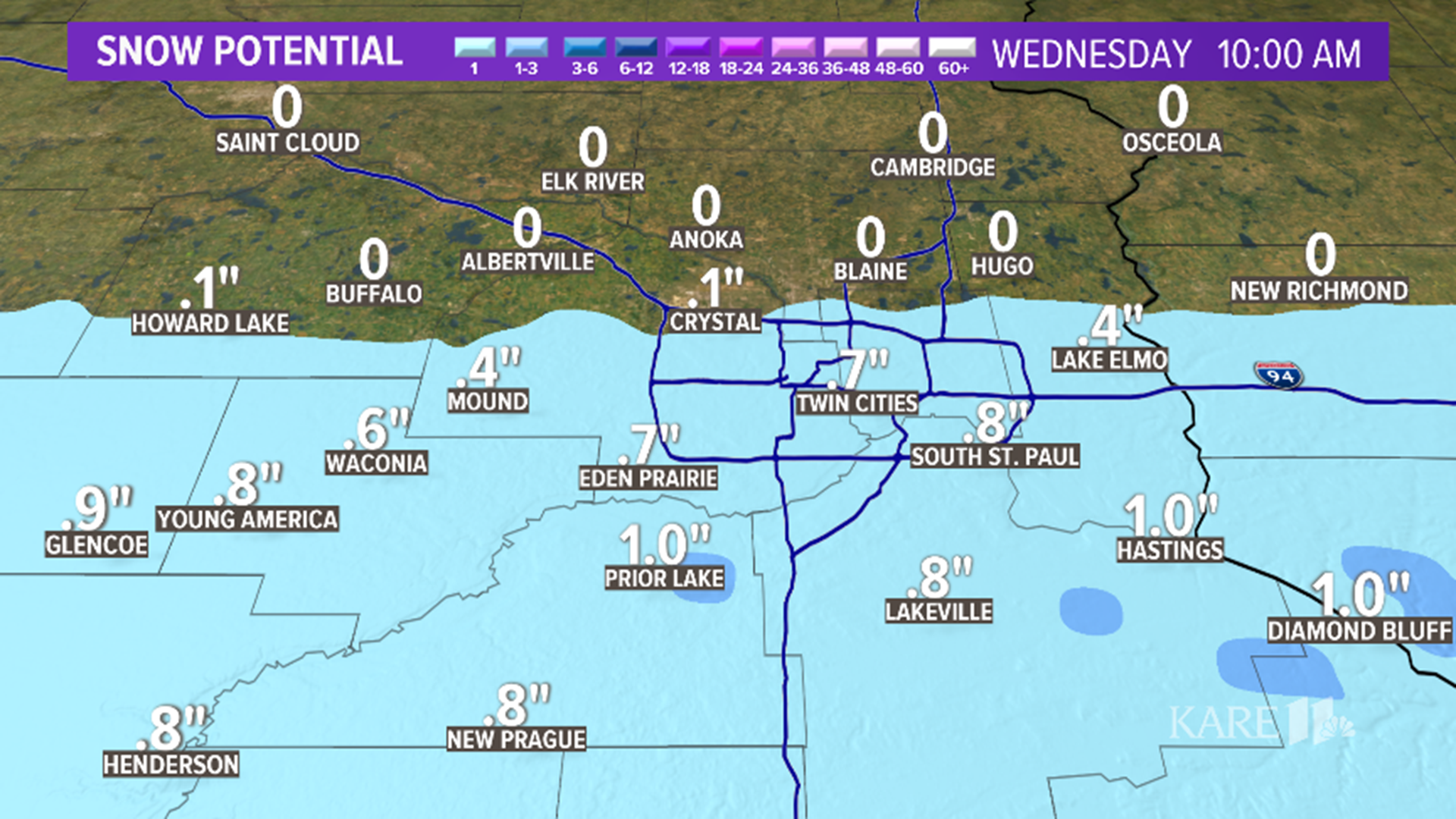 Snow will move into Southern Minnesota overnight | kare11.com