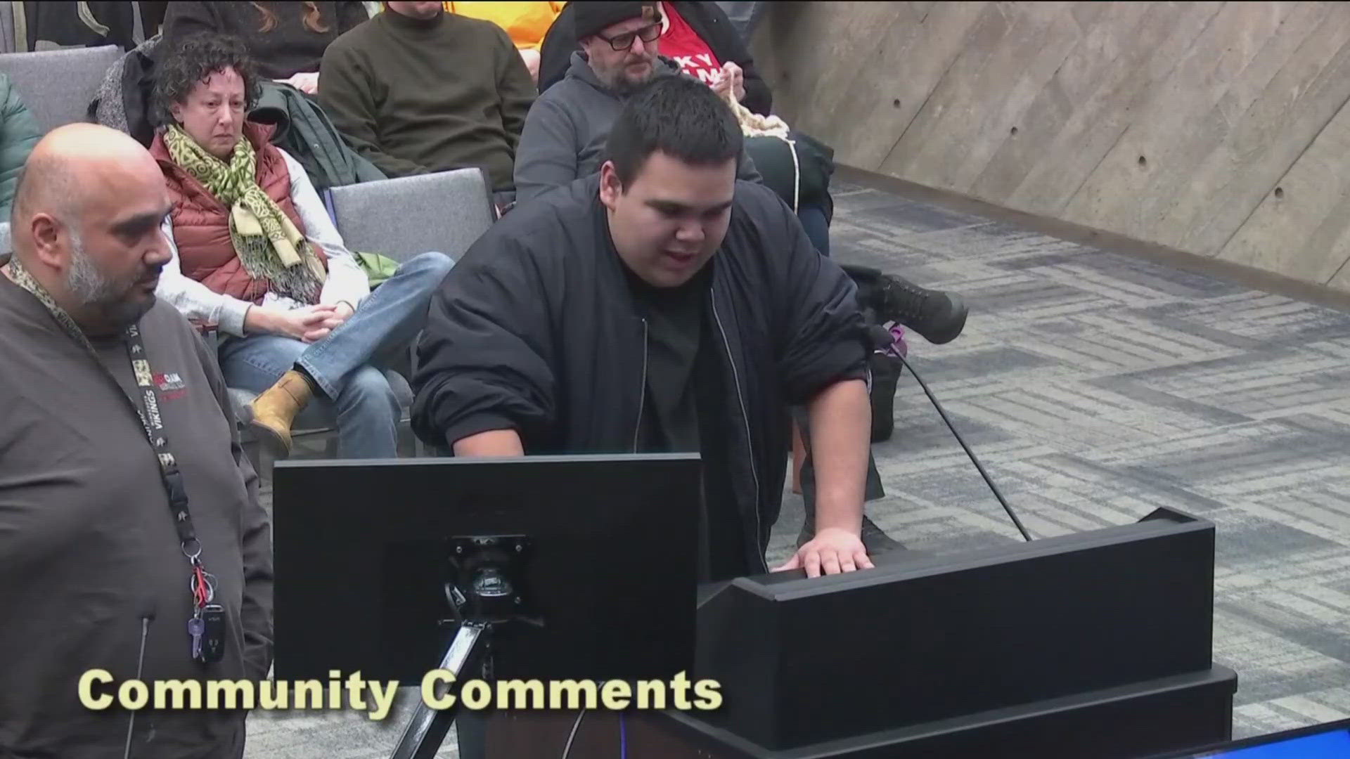 Teen addresses city council after his grandmother's experience with ICE ...