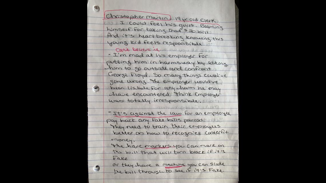Photos: Juror notes from the Derek Chauvin trial | kare11.com