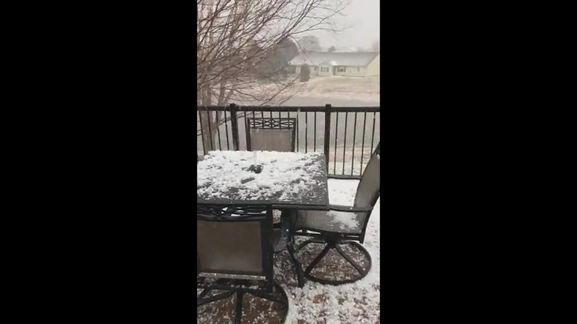 Hail in Dundas, Minnesota around 1:45 p.m. | kare11.com