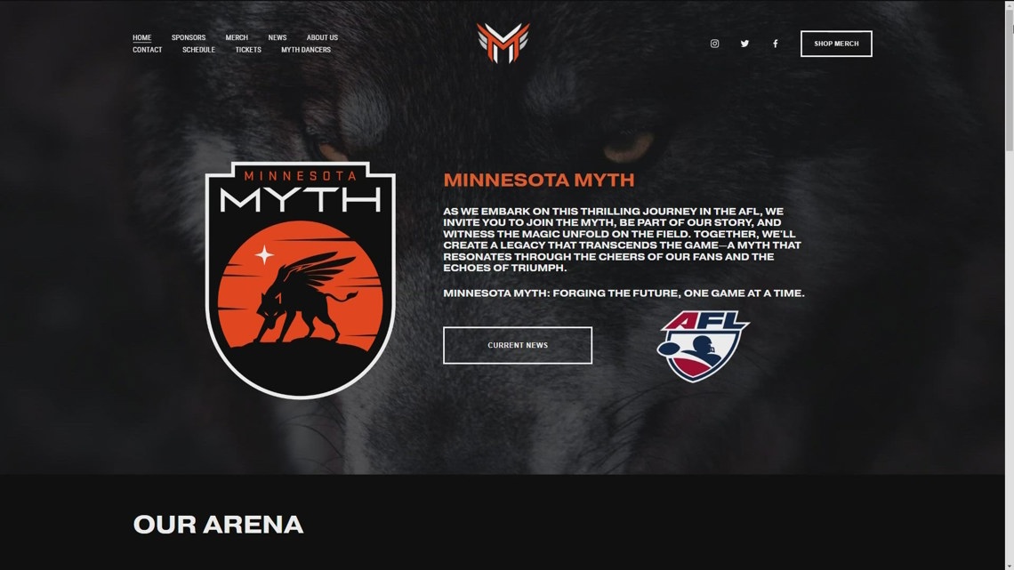 Multiple reports say AFL's Minnesota Myth is ceasing operations ...