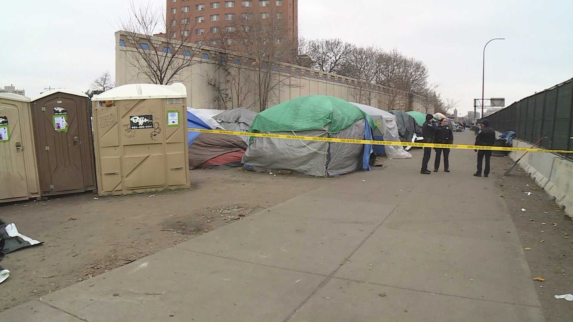 Fire destroys multiple tents at Mpls. homeless encampment | kare11.com