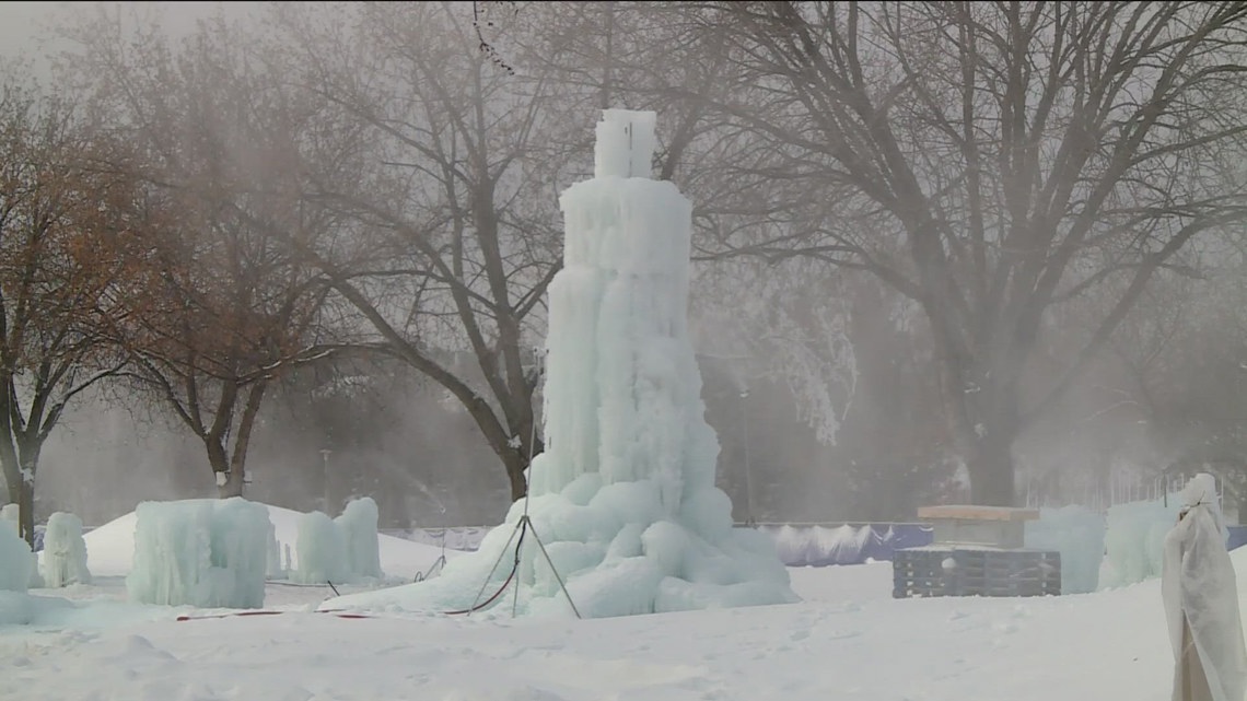 Ice Castles under construction in Minnesota | kare11.com