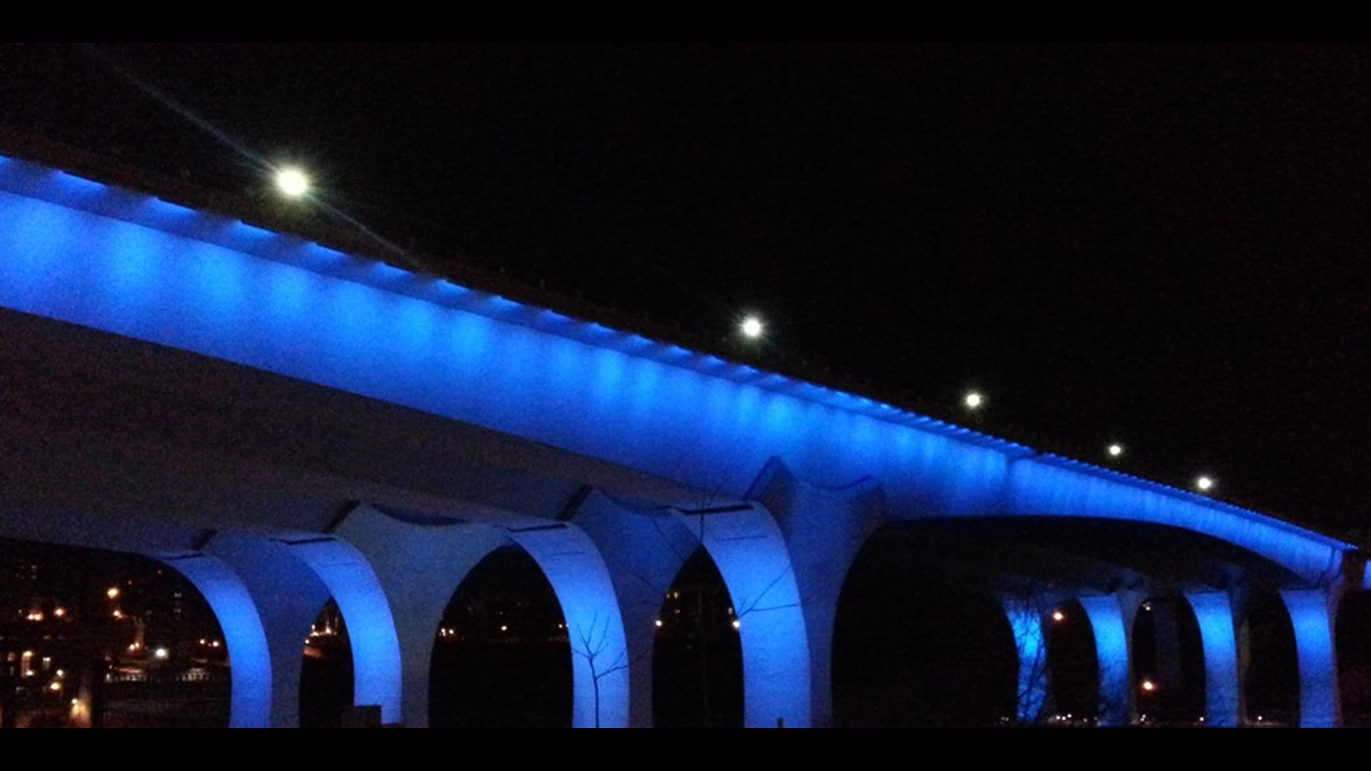Minnesota buildings and bridges turning blue | kare11.com