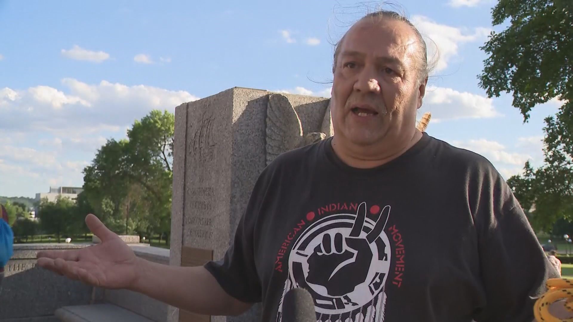 Charges filed in toppling of Columbus statue at State Capitol | kare11.com