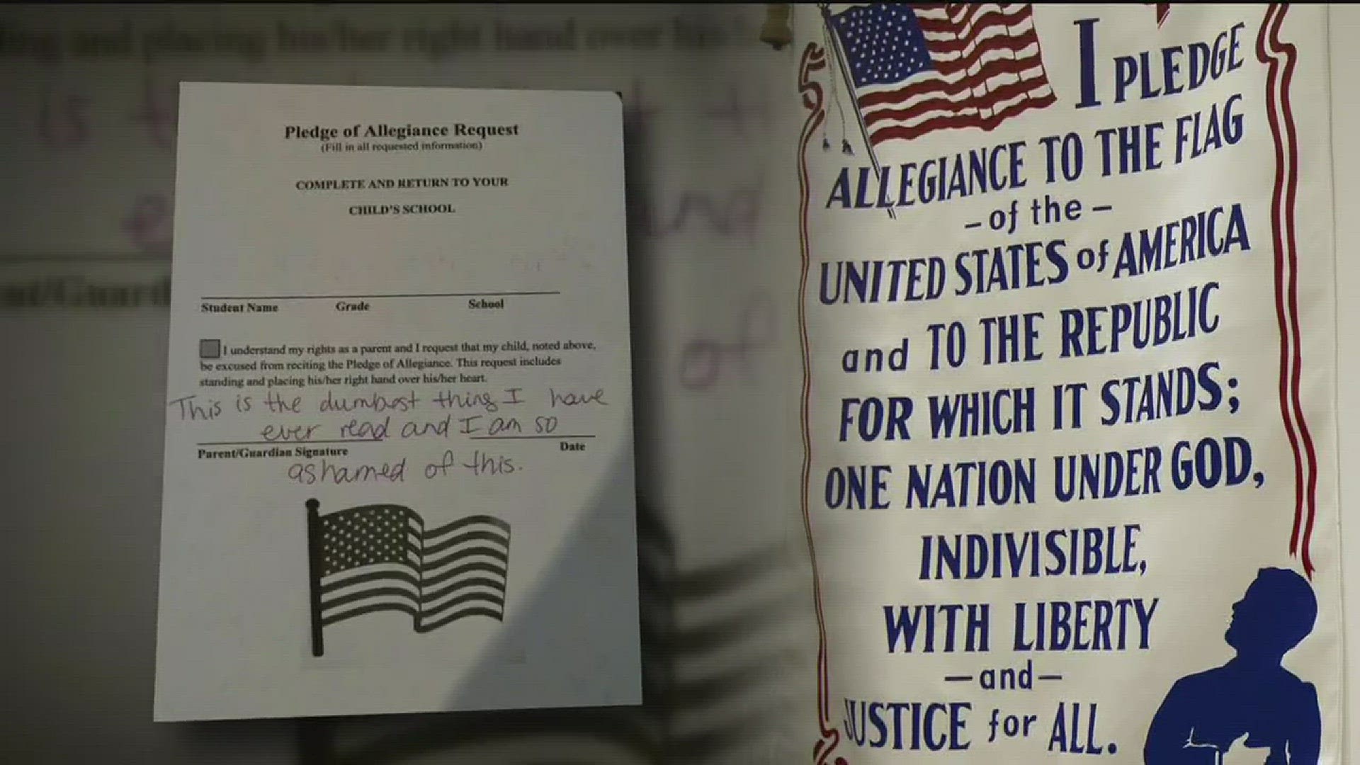 Pledge Of Allegiance Opt Out Form Causes Outrage On Social Media