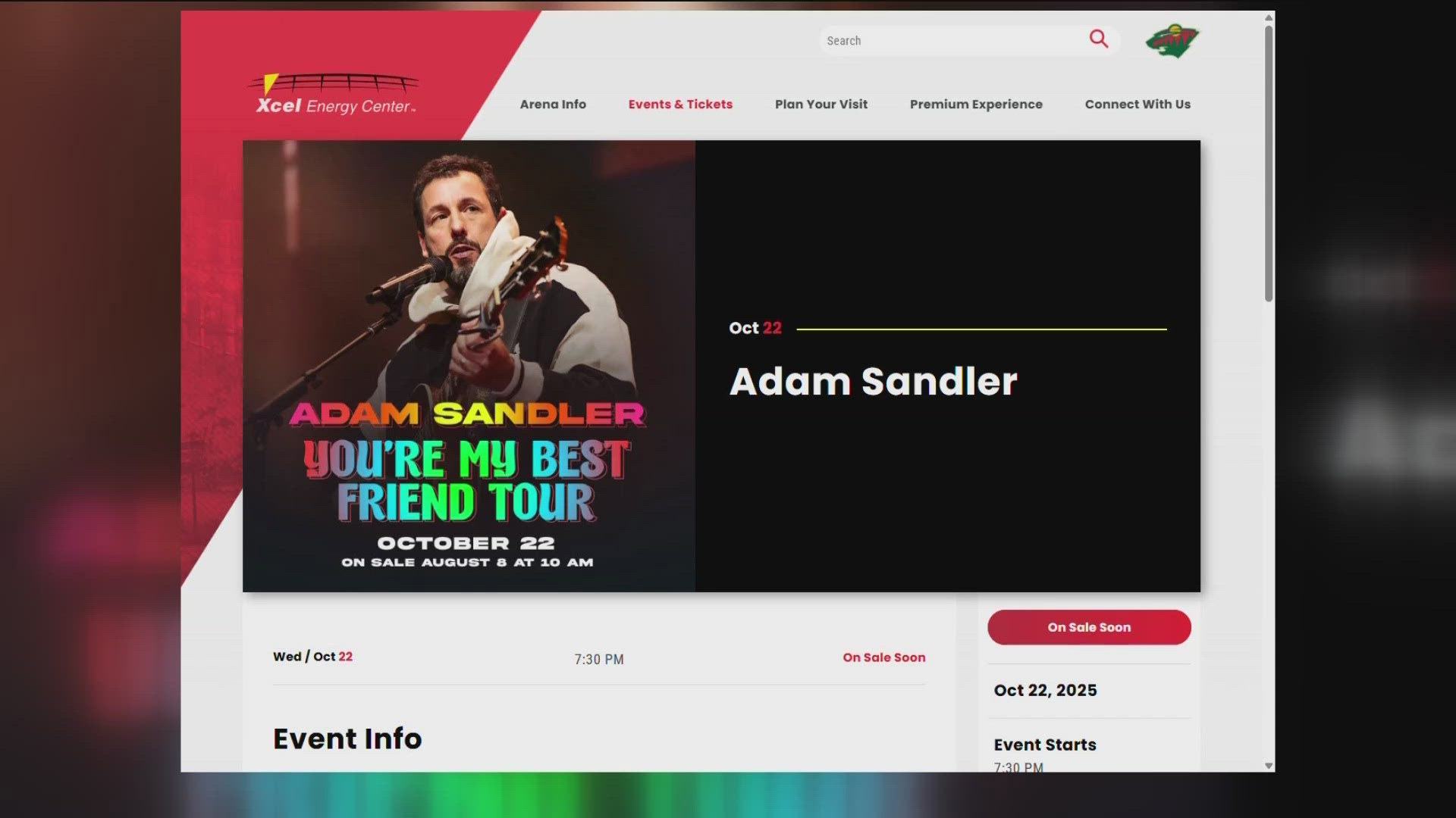 Adam Sandler live: St. Paul show and Midwest tour dates | kare11.com