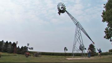 Vintage windmill farm gives dozens of classics a place to spin | kare11.com