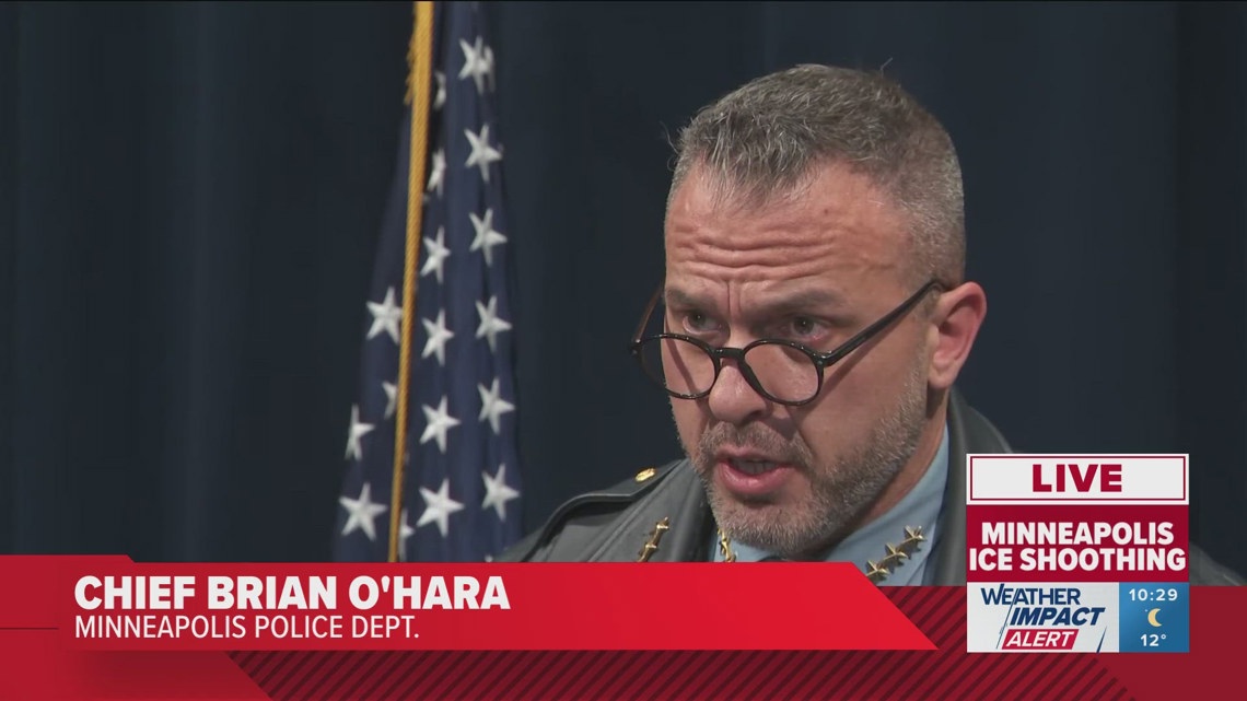 Minneapolis Police Chief Shares Details After Federal Agent Shot Man In Leg Urges End To