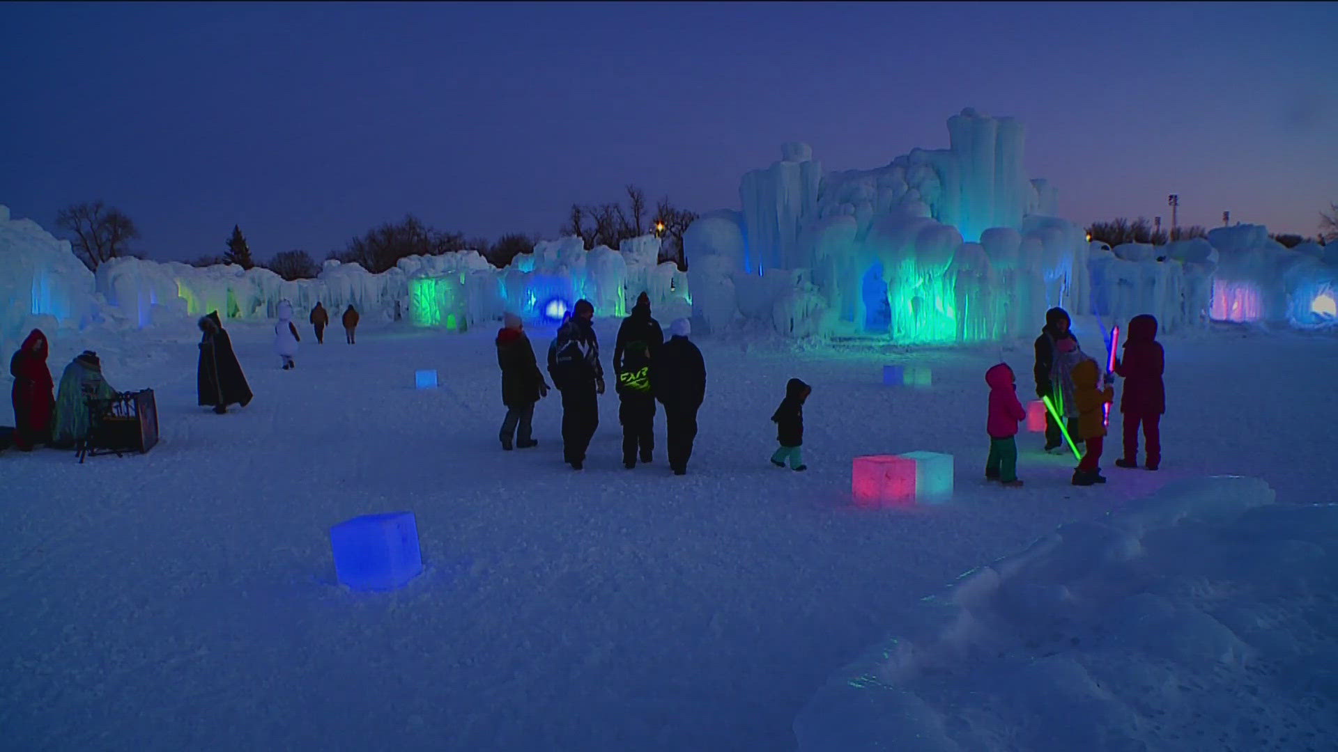 Minnesotans embrace cold at ice attractions | kare11.com