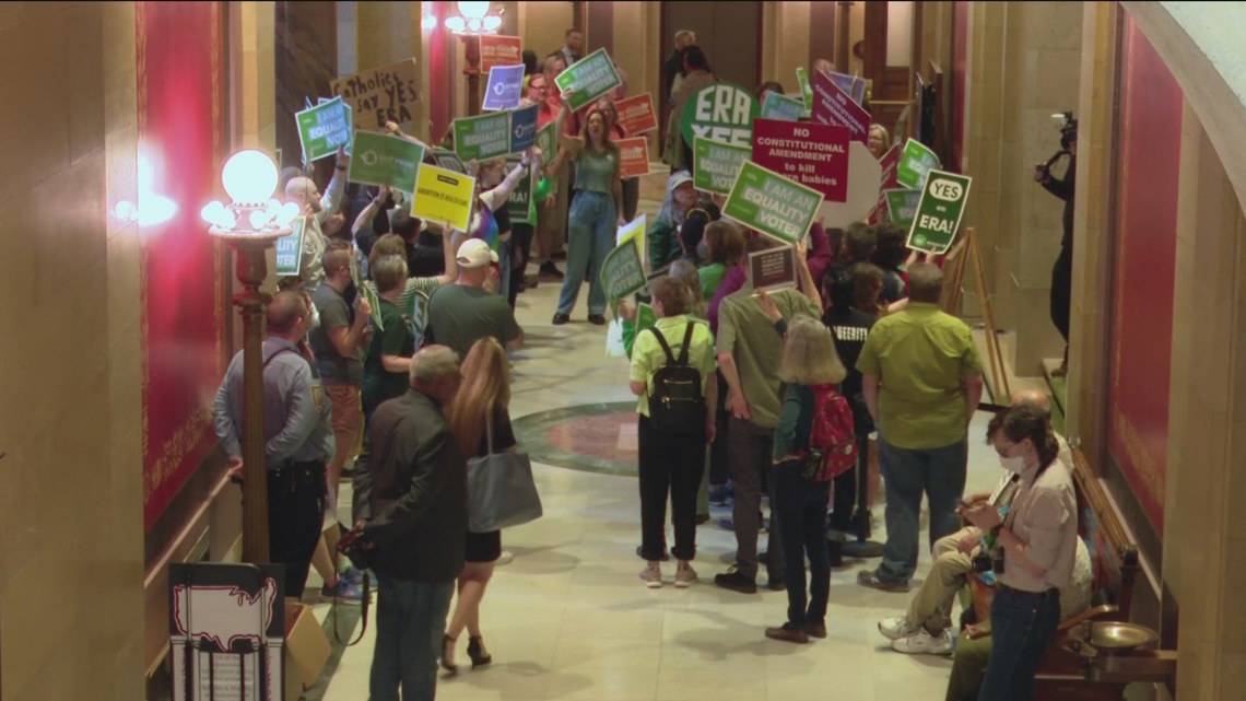 Proposed Minnesota Equal Rights Amendment draws rival crowds to Capitol ...
