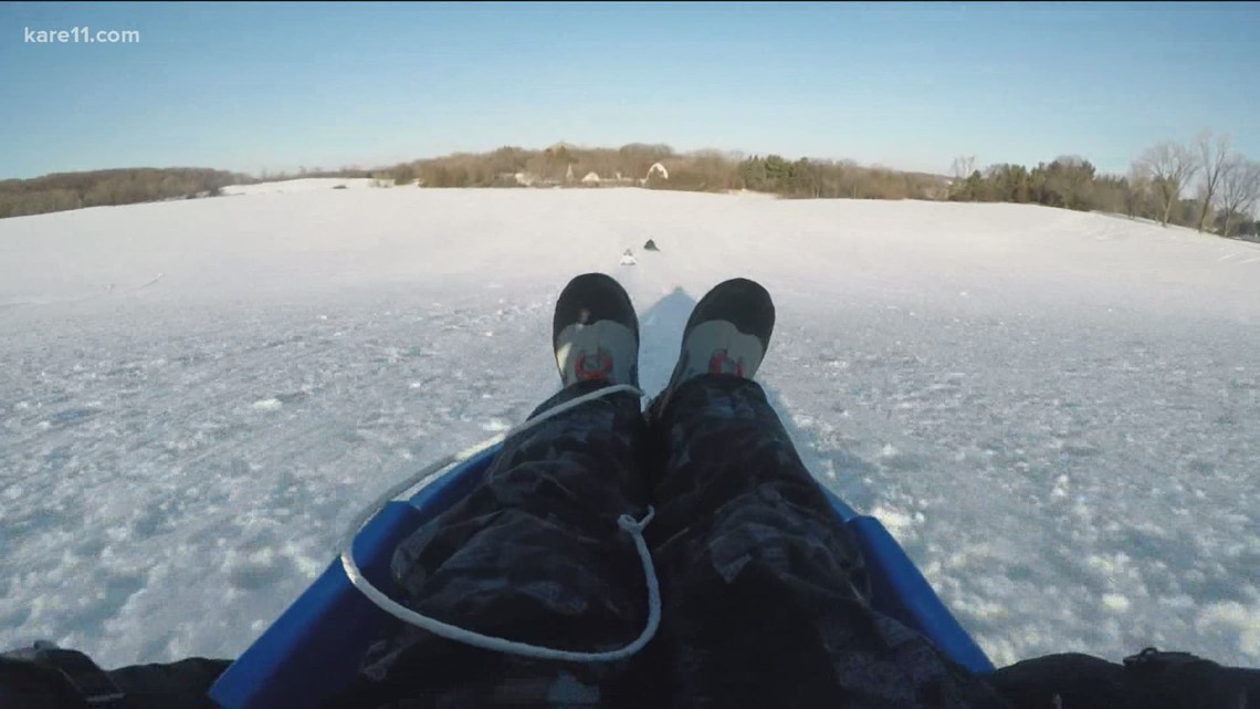 Hitting The Trails: Sledding at the Baker Park Reserve in Medina ...