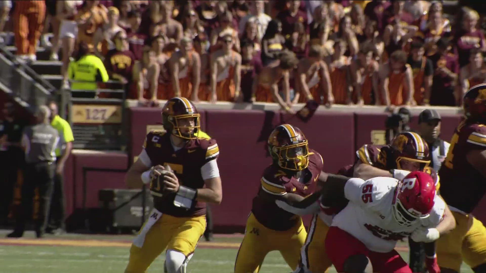 Drake Lindsay leads Minnesota to 31-28 win over Rutgers | kare11.com