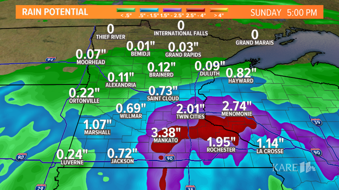Current weather forecast in the Twin Cities | kare11.com