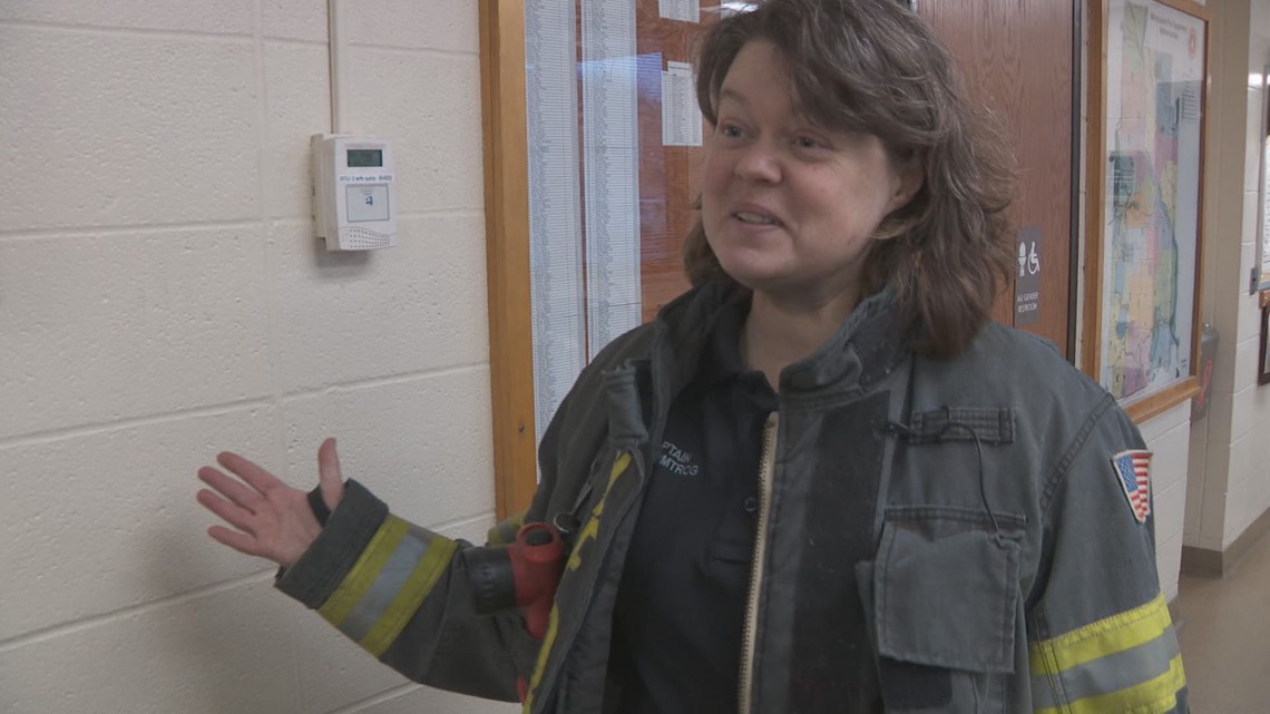 Firefighter who survived burns supports fellow victims in their ...