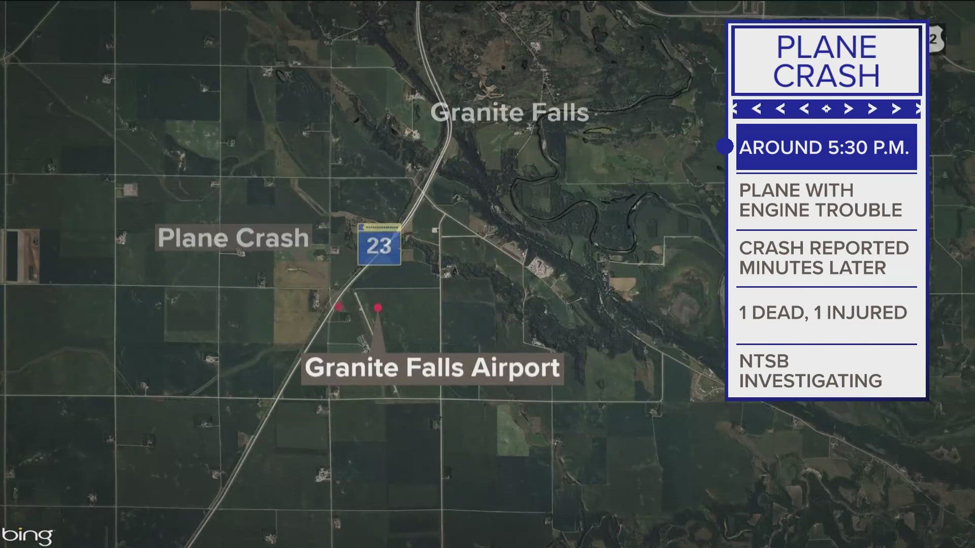 1 killed in plane crash in Granite Falls | kare11.com