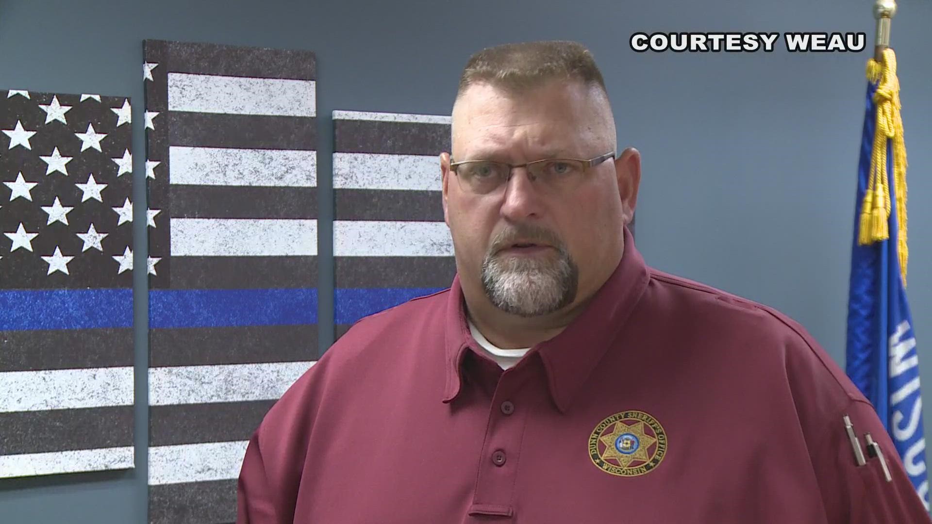 Watch Dunn County Sheriff Kevin Bygd Discusses Arrest Search For