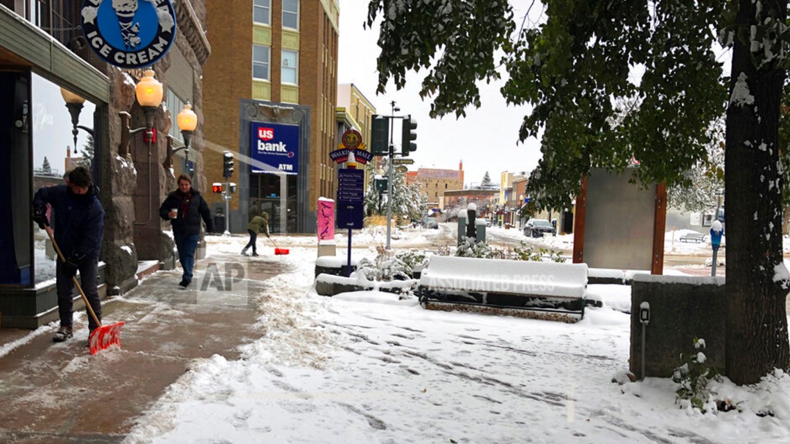 Fall snowstorm blasts Rockies, heads toward Minnesota | kare11.com