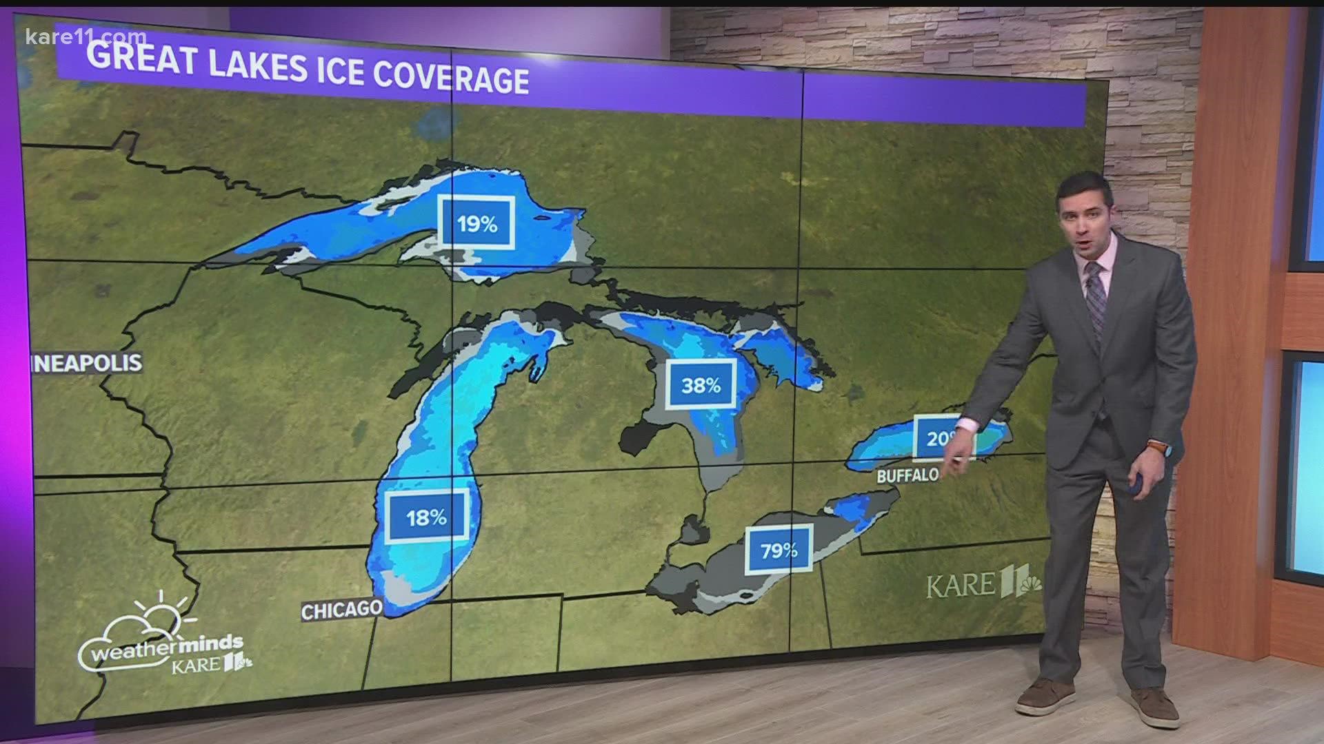 Weatherminds: Ice coverage on the Great Lakes continues to grow ...