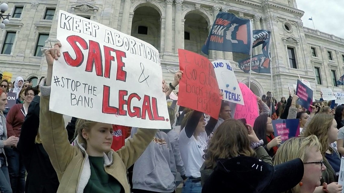 Pro choice supporters rally against abortion bans | kare11.com