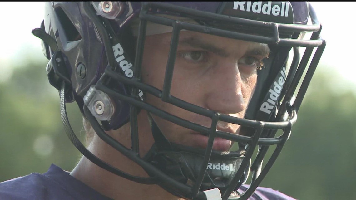 Howard back with Chaska football team after beating cancer | kare11.com