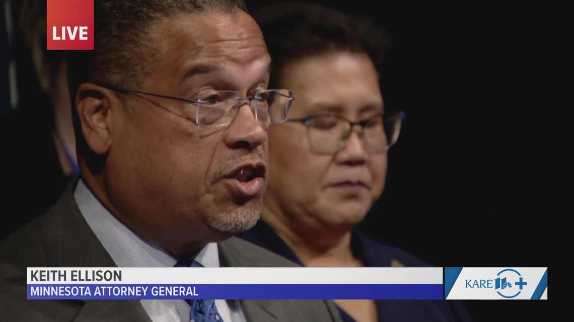 MN AG Keith Ellison announces lawsuit vs DHS over ICE operations ...