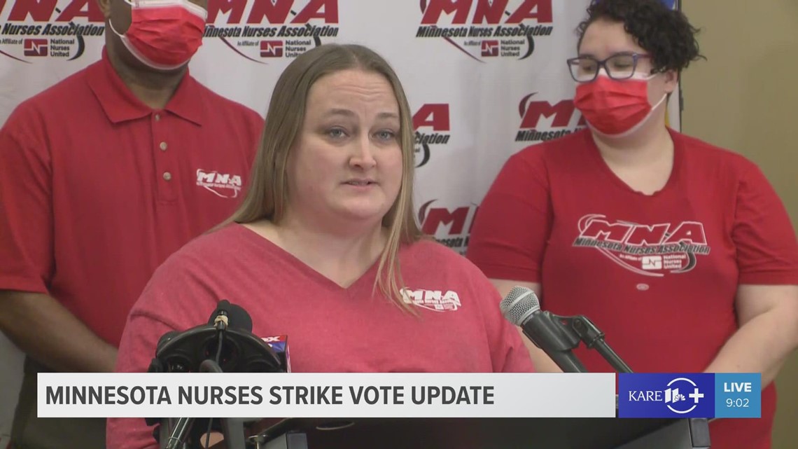 Minnesota Nurses Association announces strike date | kare11.com