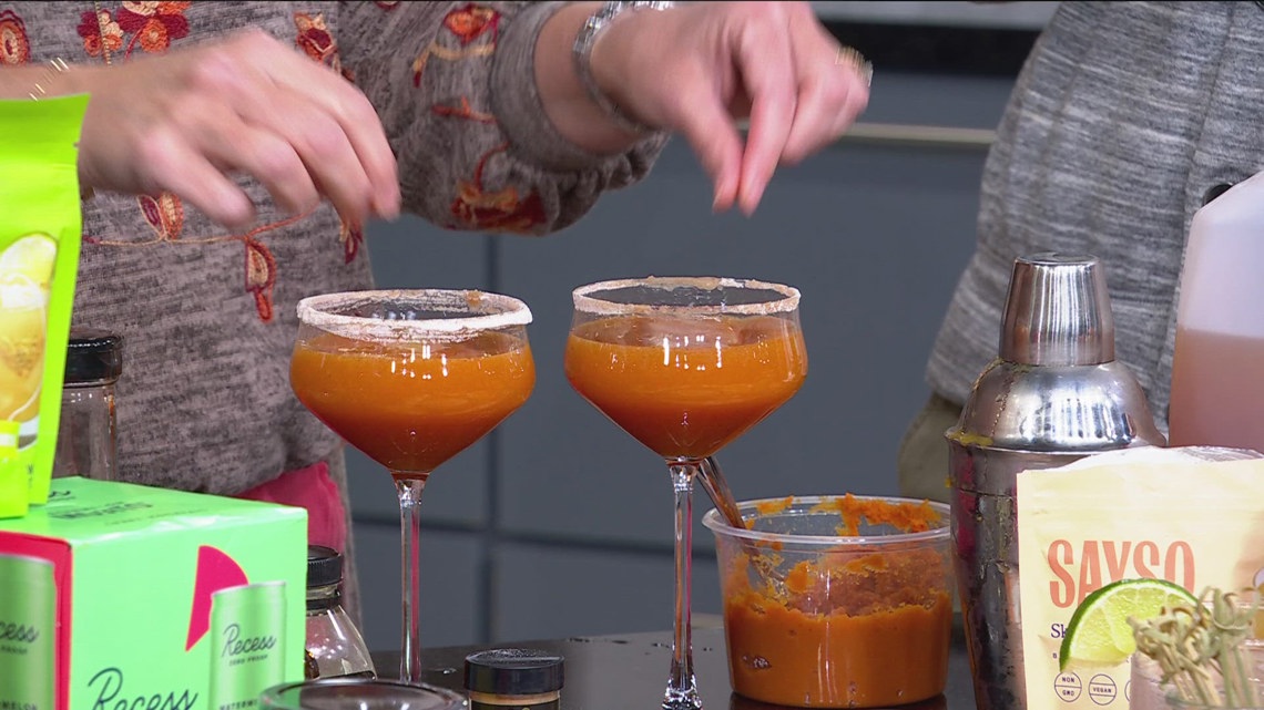 RECIPE: Sparkly Cider Pumpkin Mocktails | kare11.com
