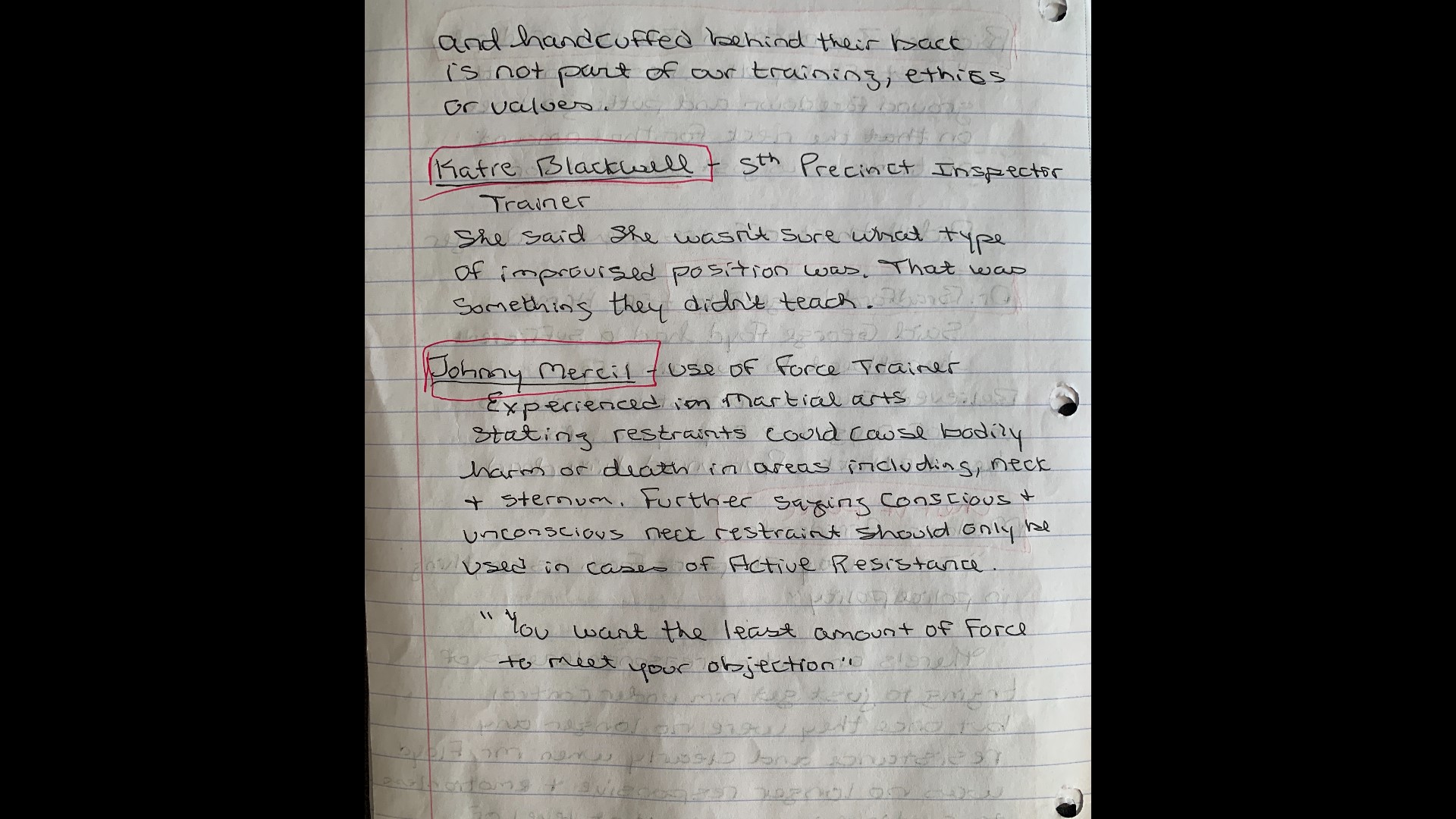Photos: Juror notes from the Derek Chauvin trial | kare11.com