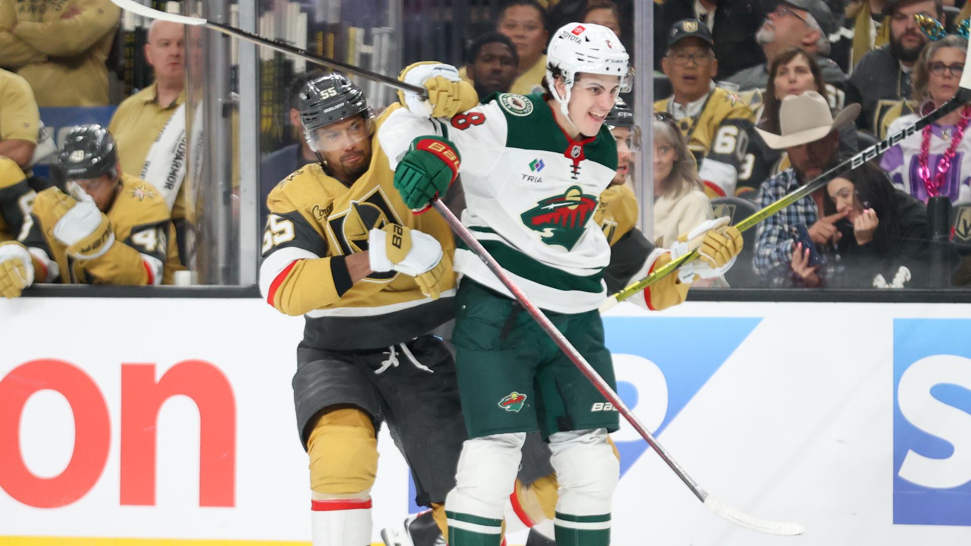 Zeev Buium makes NHL debut in Wild playoff game | kare11.com