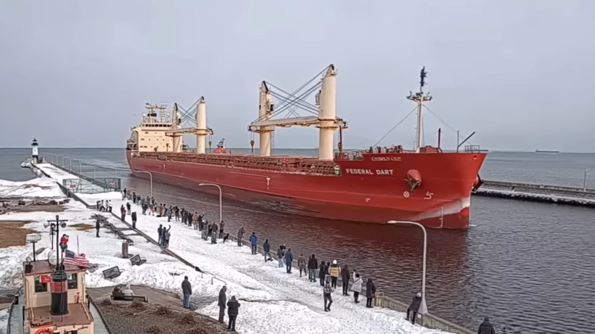 First ocean vessel of the season arrives in Duluth Harbor | kare11.com