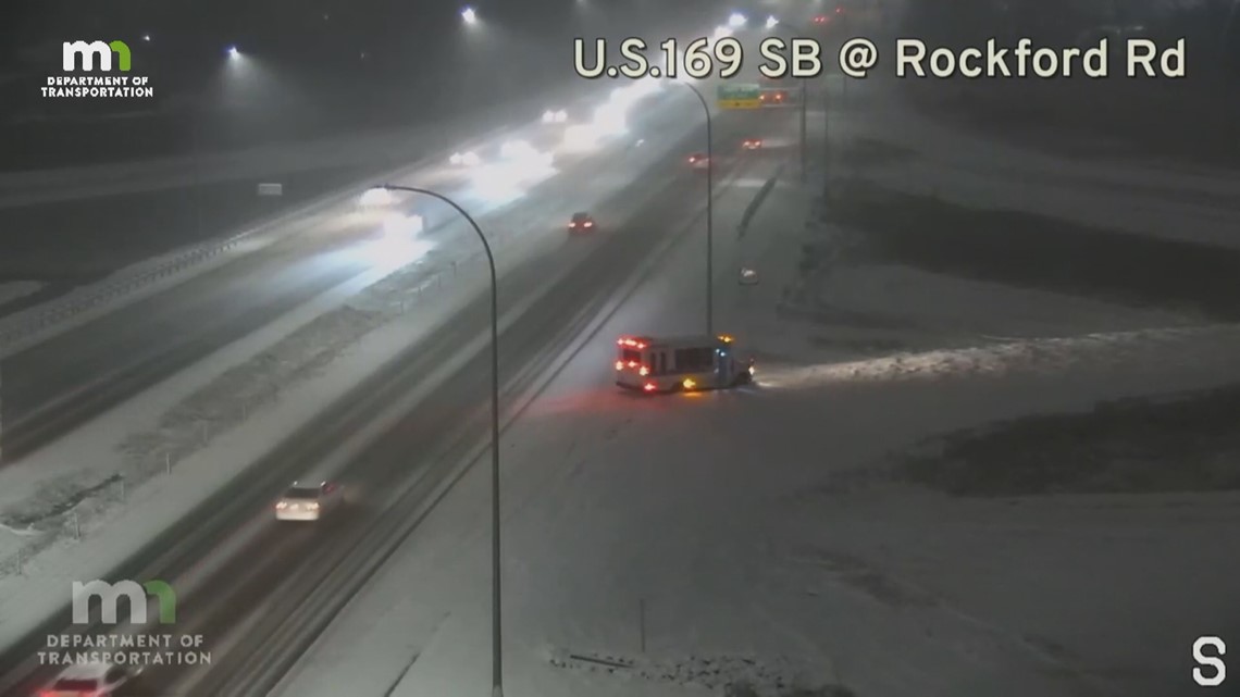 Slick roads result in more than 100 crashes statewide | kare11.com