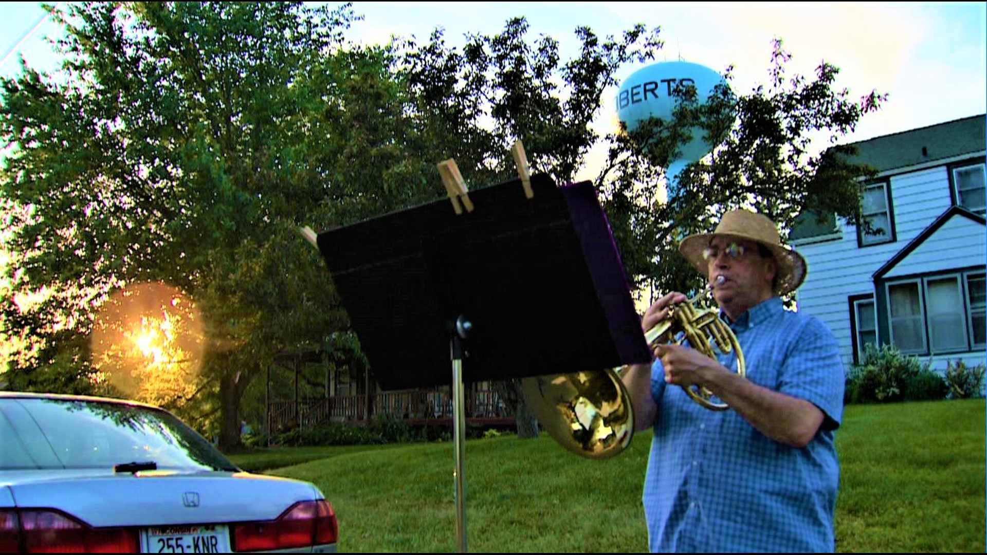 When COVID silenced his bands, a western Wisconsin trumpet player made ...