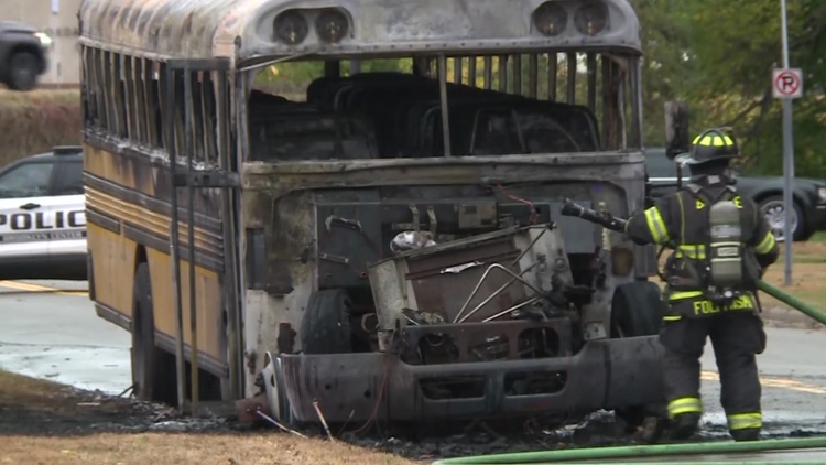 School bus in Brooklyn Center catches fire | kare11.com
