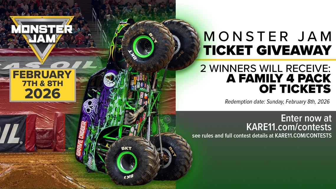CONTEST ENDED: Win Tickets to attend Monster Jam | kare11.com