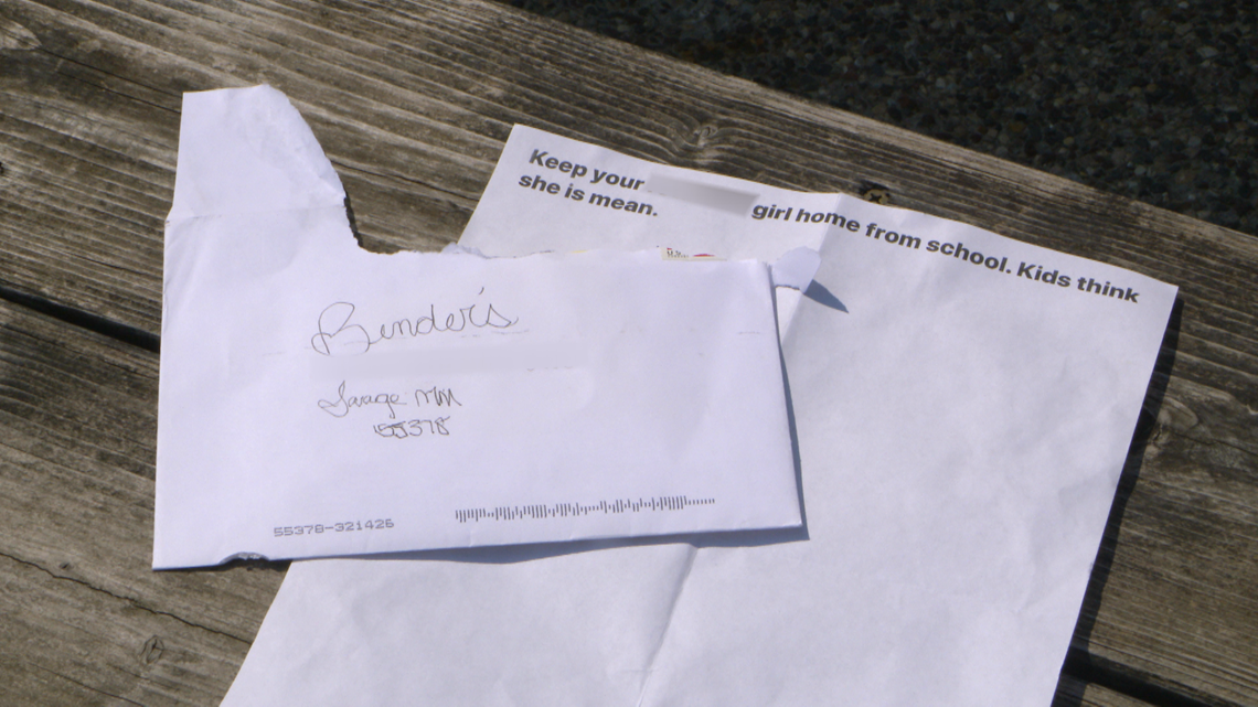 Family finds hateful letter directed at their 8-year-old daughter ...