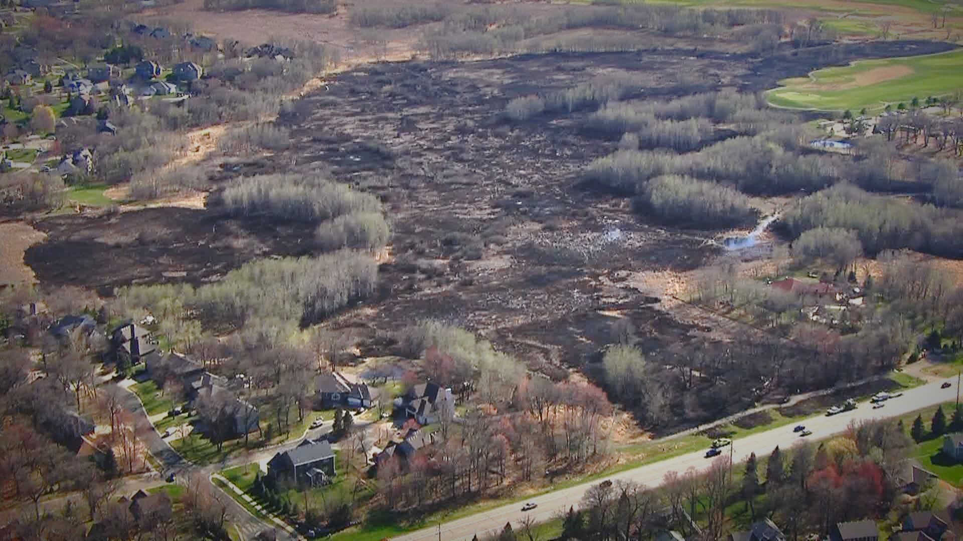 How crews kept Blaine grass fire at bay | kare11.com
