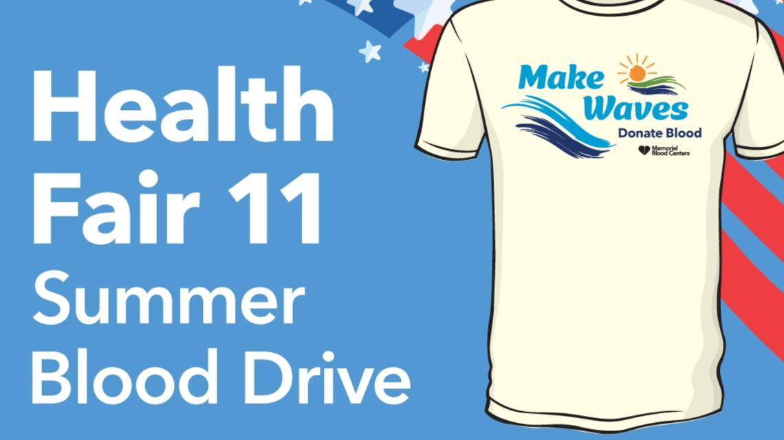 300 people will benefit from Health Fair 11's Summer blood drive ...