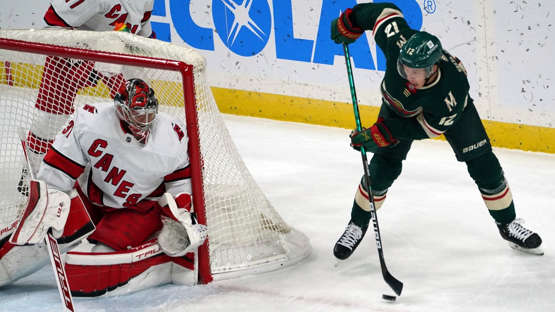 Wild get goal, assist from Fiala, Gaudreau, beat Canes | kare11.com