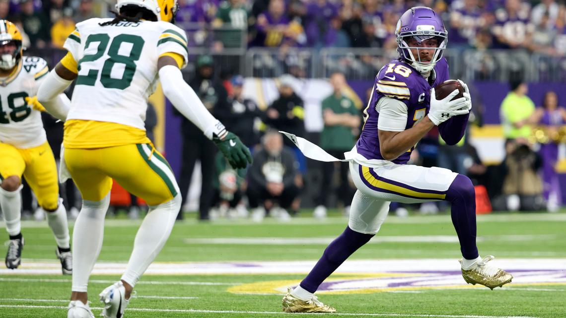 Justin Jefferson reaches 1K yards for 6th straight season | kare11.com