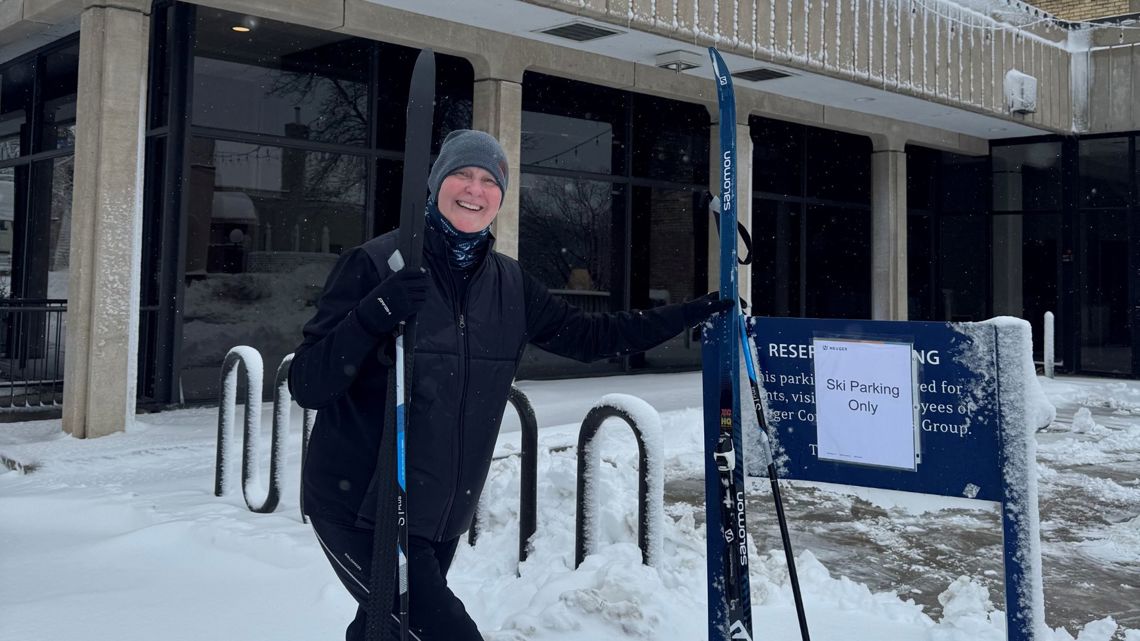 Northfield woman makes most of the snow, skis to work | kare11.com