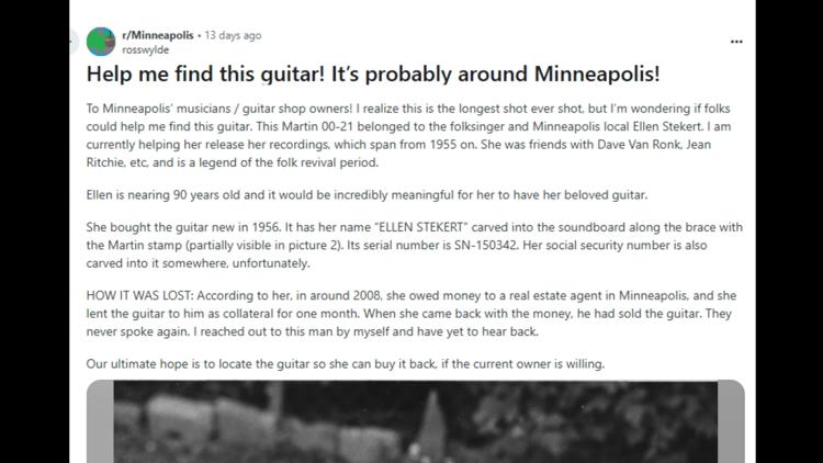 Dr. Ellen Stekert hopes to be reunited with lost friend | kare11.com