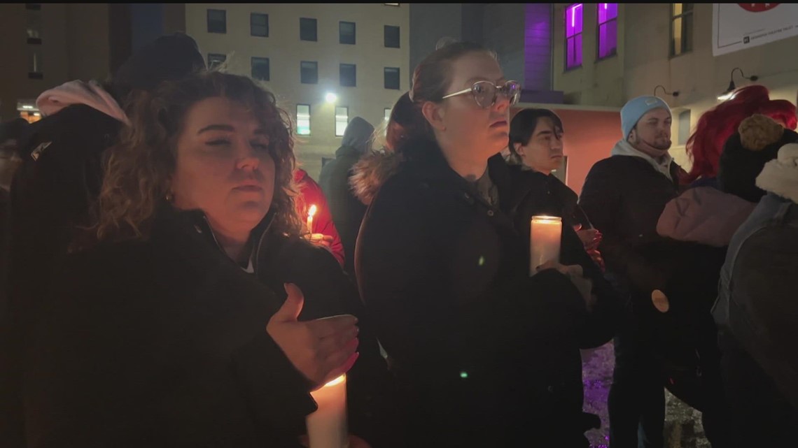 Dozens gather in downtown MPLS for Club Q victims' memorial | kare11.com