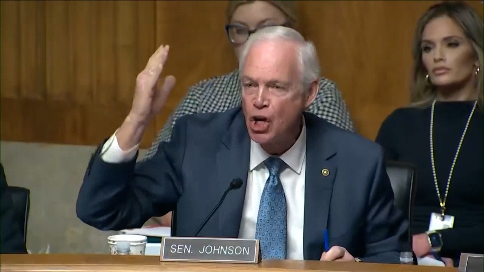 Sen. Ron Johnson vs. Keith Ellison: heated clash over protests and ICE ...
