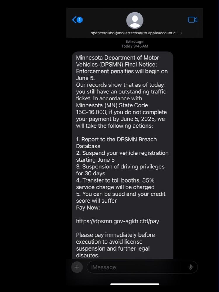 Officials warn about DMV scam messages | kare11.com