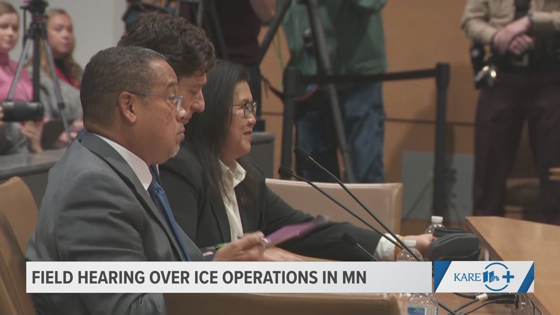 St. Paul Mayor Kali Herr speaks at Minnesota field hearing on ICE ...