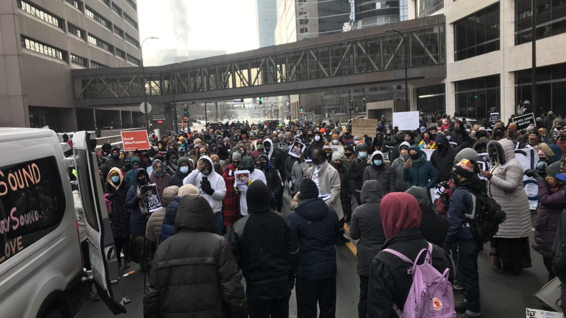 Activists gather for racial justice rally in Minneapolis | kare11.com