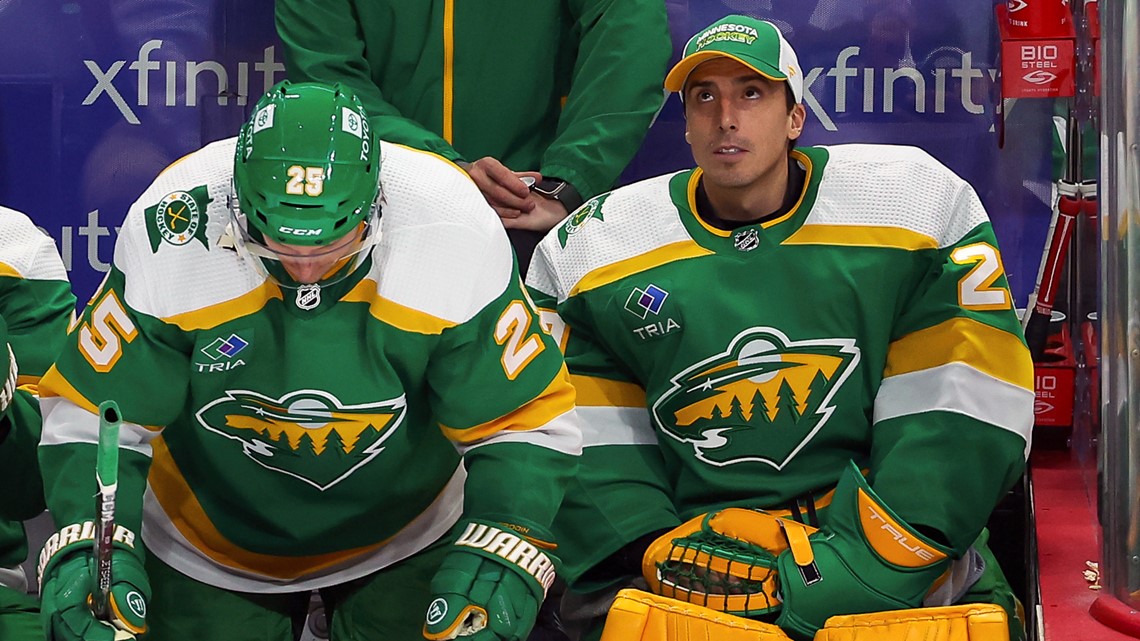 Wild's Fleury wears mask in warmups on Native American Heritage ...