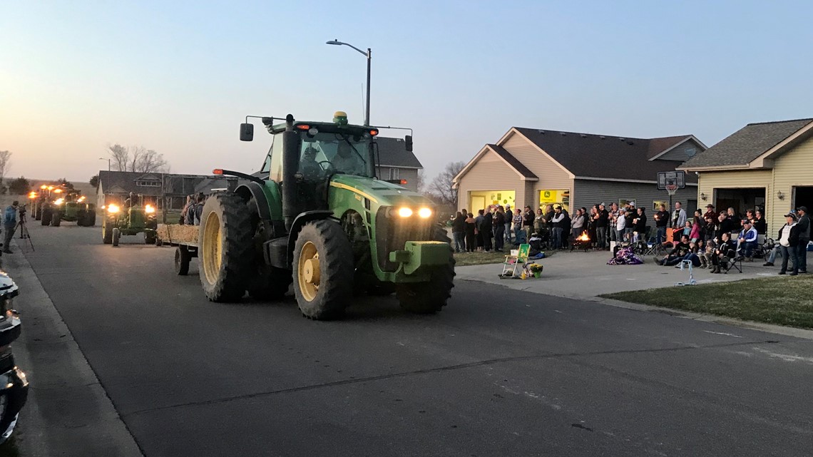 Boy who loved tractors gets a memorial parade past his home | kare11.com