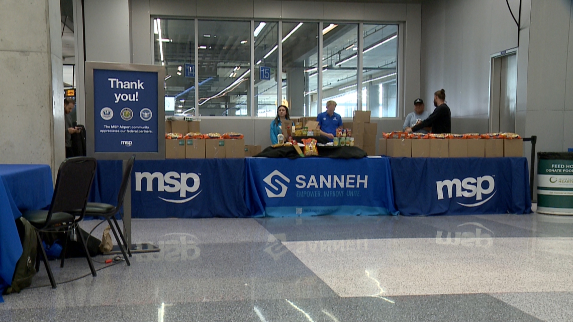 Food shelf at MSP helps federal workers as government shutdown ...